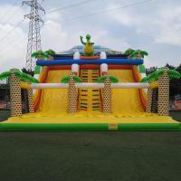 China Commercial Grade Inflatable Dinosaur Bouncy Castle with Slide 4m x 3m x 2.5m for sale