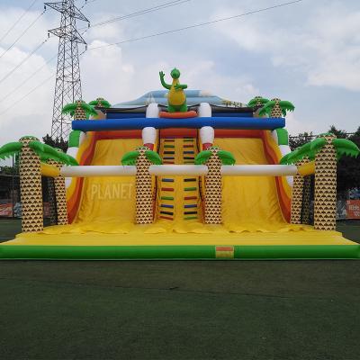 China Commercial Grade Inflatable Dinosaur Bouncy Castle with Slide 4m x 3m x 2.5m for sale