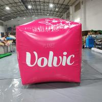 China Custom Air Sealed Inflatable Cubic Buoy 1.5m Floating Square Buoy for Water Park for sale