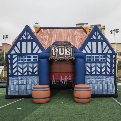 China Commercial Outdoor Portable Inflatable Bar Pub Tent 8x5x6 M Customizable Party House for Rental for sale