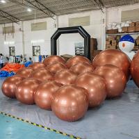 China Hanging Inflatable Mirror Ball 60cm-300cm Double Layer PVC Sealed Shiny Sphere for Event Decoration for sale