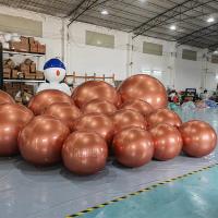 China Hanging Inflatable Mirror Ball 60cm-300cm Double Layer PVC Sealed Shiny Sphere for Event Decoration for sale