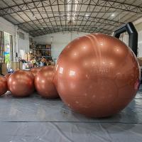 China Hanging Inflatable Mirror Ball 60cm-300cm Double Layer PVC Sealed Shiny Sphere for Event Decoration for sale