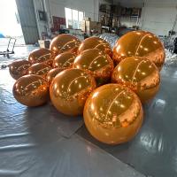 China Gold Inflatable Mirror Sphere 60cm-300cm Hanging Disco Balloon for Party Decoration for sale
