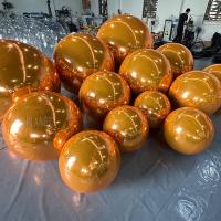 China Gold Inflatable Mirror Sphere 60cm-300cm Hanging Disco Balloon for Party Decoration for sale