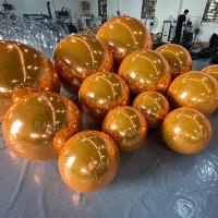China Gold Inflatable Mirror Sphere 60cm-300cm Hanging Disco Balloon for Party Decoration for sale