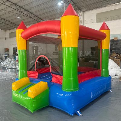 China Mini Inflatable Jumping Castle Bouncer Slide Combo 3x2.5x2.5m PVC for Kids Amusement Park for sale