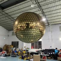China Inflatable Disco Mirror Ball 60cm-300cm PVC Hanging Party Decoration for Wedding Events for sale