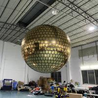 China Inflatable Disco Mirror Ball 60cm-300cm PVC Hanging Party Decoration for Wedding Events for sale
