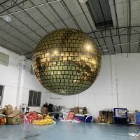 China Inflatable Disco Mirror Ball 60cm-300cm PVC Hanging Party Decoration for Wedding Events for sale
