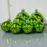 China Double Layer PVC Giant Inflatable Christmas Ormanets with Mirror Effect for sale