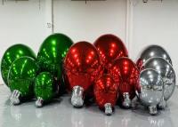 China Giant Inflatable Mirror Ball 200cm Reflective PVC Double Layer Party Decoration for sale