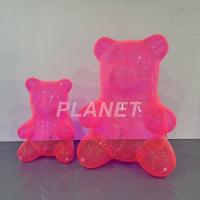 China Clear PVC Inflatable Transparent Bear 1.2m for Event Decoration for sale