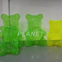 China Clear PVC Inflatable Transparent Bear 1.2m for Event Decoration for sale