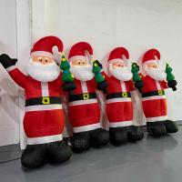 China Giant Oxford Cloth Inflatable Santa Claus 1.8m Tall for Christmas Decoration for sale
