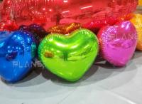China Customizable Inflatable Mirror Heart Ball 40-400cm PVC Reflective Decoration for Outdoor Events for sale