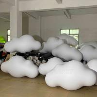 China Giant White PVC Inflatable Balloon Clouds For Decoration for sale