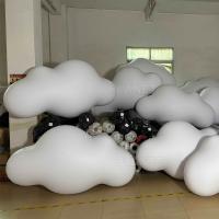 China Giant White PVC Inflatable Balloon Clouds For Decoration for sale