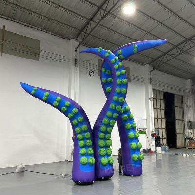 China Building Advertising Decoration Inflatable Squid Inflatable Octopus Tentacles for sale