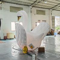 China Large Inflatable Swan 3m Tall 210D Oxford Cloth Party Decoration for Events for sale