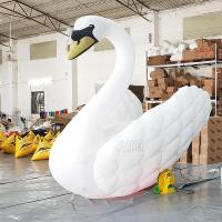 China Large Inflatable Swan 3m Tall 210D Oxford Cloth Party Decoration for Events for sale