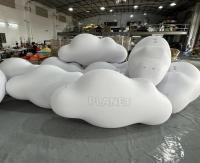 China Airtight PVC Inflatable Hanging White Cloud Balloon 1m Width for Ceiling Decoration for sale