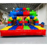 China Commercial PVC Inflatable Obstacle Course 39.3x11.4x11.7ft for Kids & Adults Rental Business for sale
