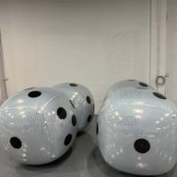 China Giant Inflatable Dice PVC Inflatable Dice Cube Dice Props for Decoration for sale