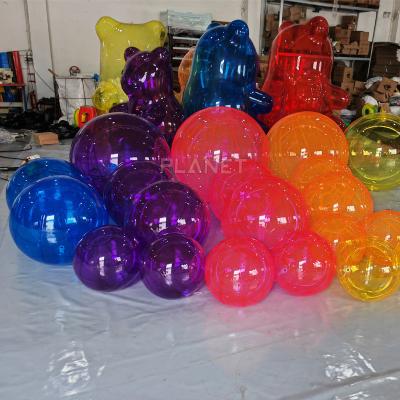 China Giant Translucent Inflatable Clear Ball 40cm to 400cm PVC Decoration Ball for sale