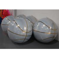 China Custom Inflatable Mirror Basketball Balloon 0.3mm PVC for Events Decor for sale