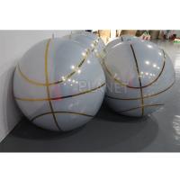 China Custom Inflatable Mirror Basketball Balloon 0.3mm PVC for Events Decor for sale