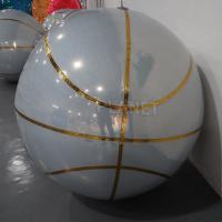 China Custom Inflatable Mirror Basketball Balloon 0.3mm PVC for Events Decor for sale