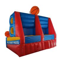 China Inflatable Basketball Hoop 4m x 3m Outdoor Sports Game for Rental with CE Approval for sale