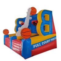 China Inflatable Basketball Hoop 4m x 3m Outdoor Sports Game for Rental with CE Approval for sale
