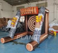 China Inflatable Axe Throwing Game 3m x 2.4m Outdoor Fun for Kids and Adults for sale