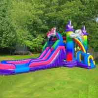 China Commercial Unicorn Inflatable Bounce House 32ft x 16ft Heavy Duty PVC for sale