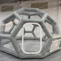 China Inflatable Soccer Dome Tent 4m 5m Clear PVC Outdoor Camping Bubble Tent for Events for sale