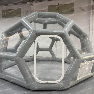 China Inflatable Soccer Dome Tent 4m 5m Clear PVC Outdoor Camping Bubble Tent for Events for sale
