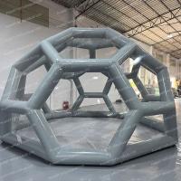 China Inflatable Soccer Dome Tent 4m 5m Clear PVC Outdoor Camping Bubble Tent for Events for sale
