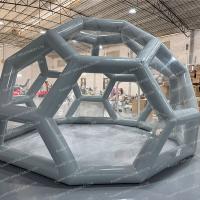 China Inflatable Soccer Dome Tent 4m 5m Clear PVC Outdoor Camping Bubble Tent for Events for sale