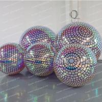 China Inflatable Mirror Ball 0.6m-3m PVC Disco Ball Hanging Decoration for Wedding Party Event for sale