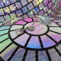 China Inflatable Mirror Ball 0.6m-3m PVC Disco Ball Hanging Decoration for Wedding Party Event for sale