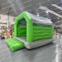 China Commercial Inflatable Bouncy House 0.55mm PVC Tarpaulin Custom Size for Parks Recreation for sale