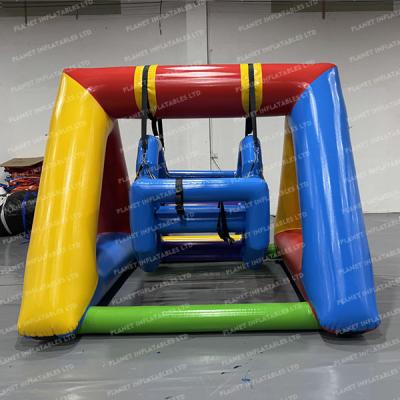 China Commercial Inflatable Seesaw Viking Swing Boat 285cm PVC for Kids Park Entertainment for sale