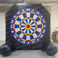 China Customized Giant Inflatable Soccer Dart Board 3.5m 4.0m 5.0m Outdoor Toss Target Game with PVC Tarpaulin for sale