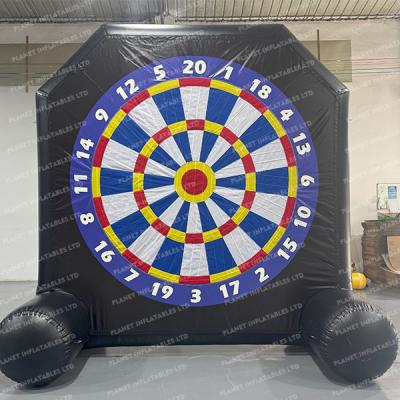 China Customized Giant Inflatable Soccer Dart Board 3.5m 4.0m 5.0m Outdoor Toss Target Game with PVC Tarpaulin for sale