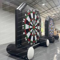 China Customized Giant Inflatable Soccer Dart Board 3.5m 4.0m 5.0m Outdoor Toss Target Game with PVC Tarpaulin for sale