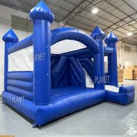 China Commercial Grade 5.5m Inflatable Bouncy Castle Pink for Events and Party Rental for sale