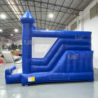 China Commercial Grade 5.5m Inflatable Bouncy Castle Pink for Events and Party Rental for sale