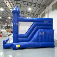 China Commercial Grade 5.5m Inflatable Bouncy Castle Pink for Events and Party Rental for sale